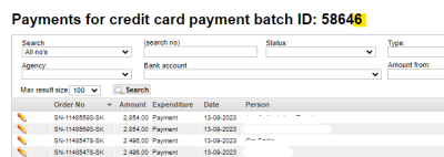 Problem: credit card batch ist doppelt vorhanden, Zahlungen scheinbar ...